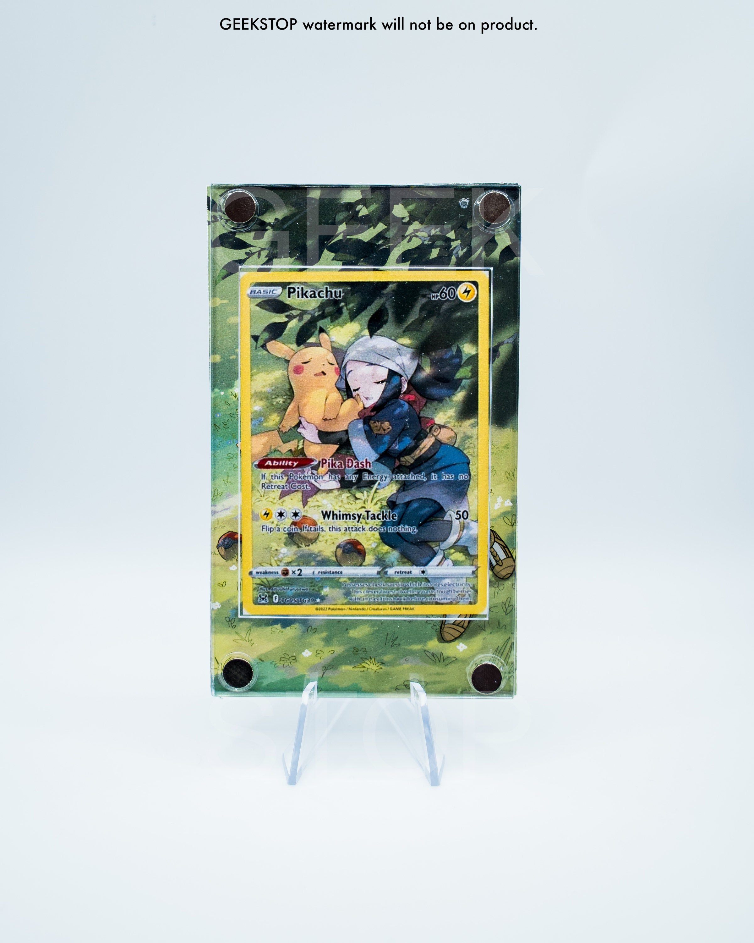Pikachu CHR TG05 Custom Pokemon Card Display Case – GeeksStop