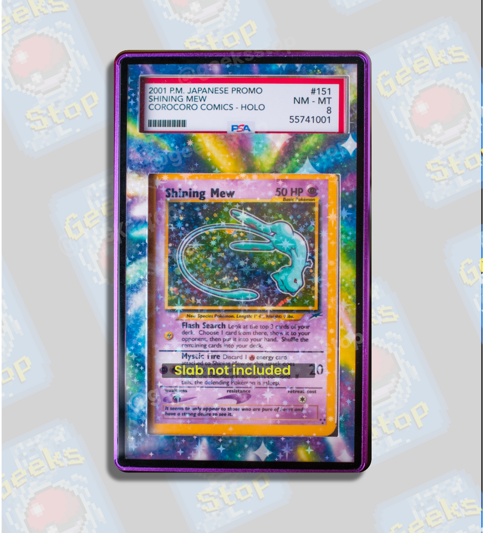Shining Mew CoroCoro #151 PSA CGC Beckett | Extended Art Custom Displa ...