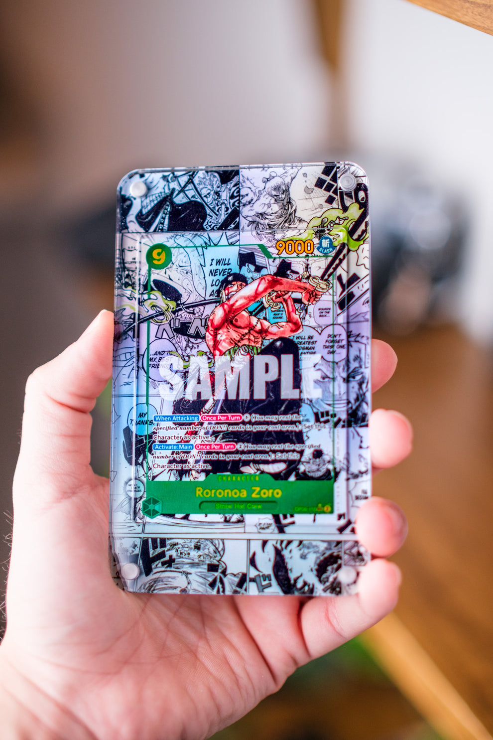 Manga Zoro OP06-118 | Display Case Extended Art for One Piece Card ...