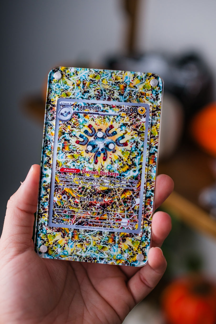 Magneton Surging Sparks Promo | Extended Art Display Case for Pokémon ...