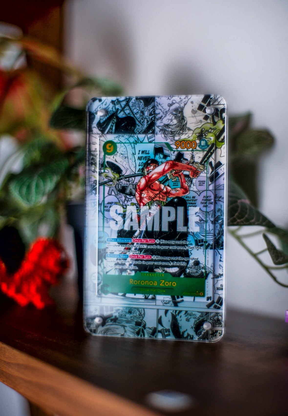 Manga Zoro OP06-118 One Piece Card Display Case Slab Art Frame – GeeksStop