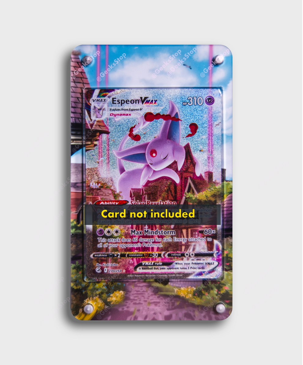 Espeon VMAX Alternate Art | Card Display Case Extended Art for Pokemon ...