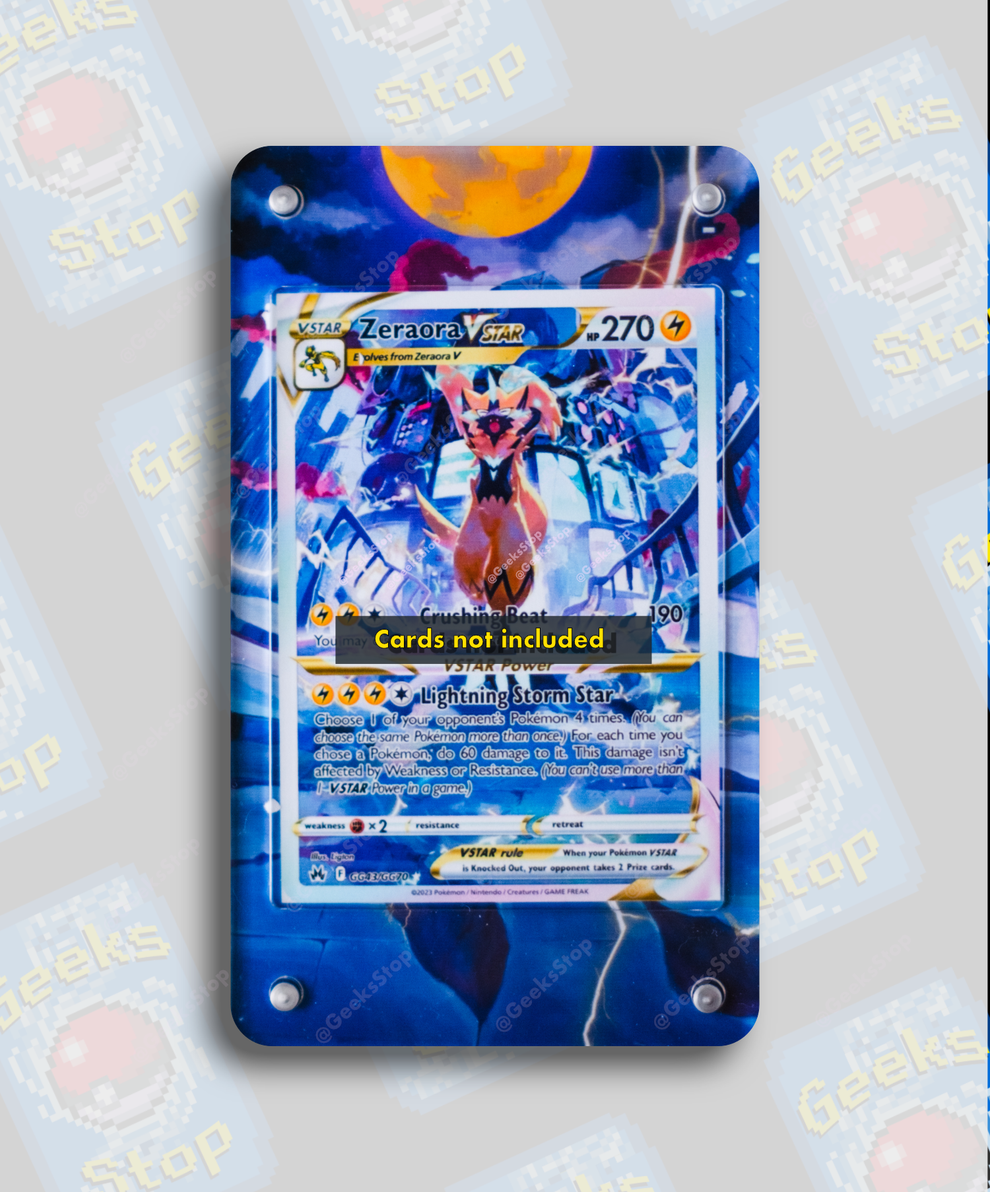 Zeraora VSTAR GG43 | Card Display Case Extended Art for Pokemon Card ...