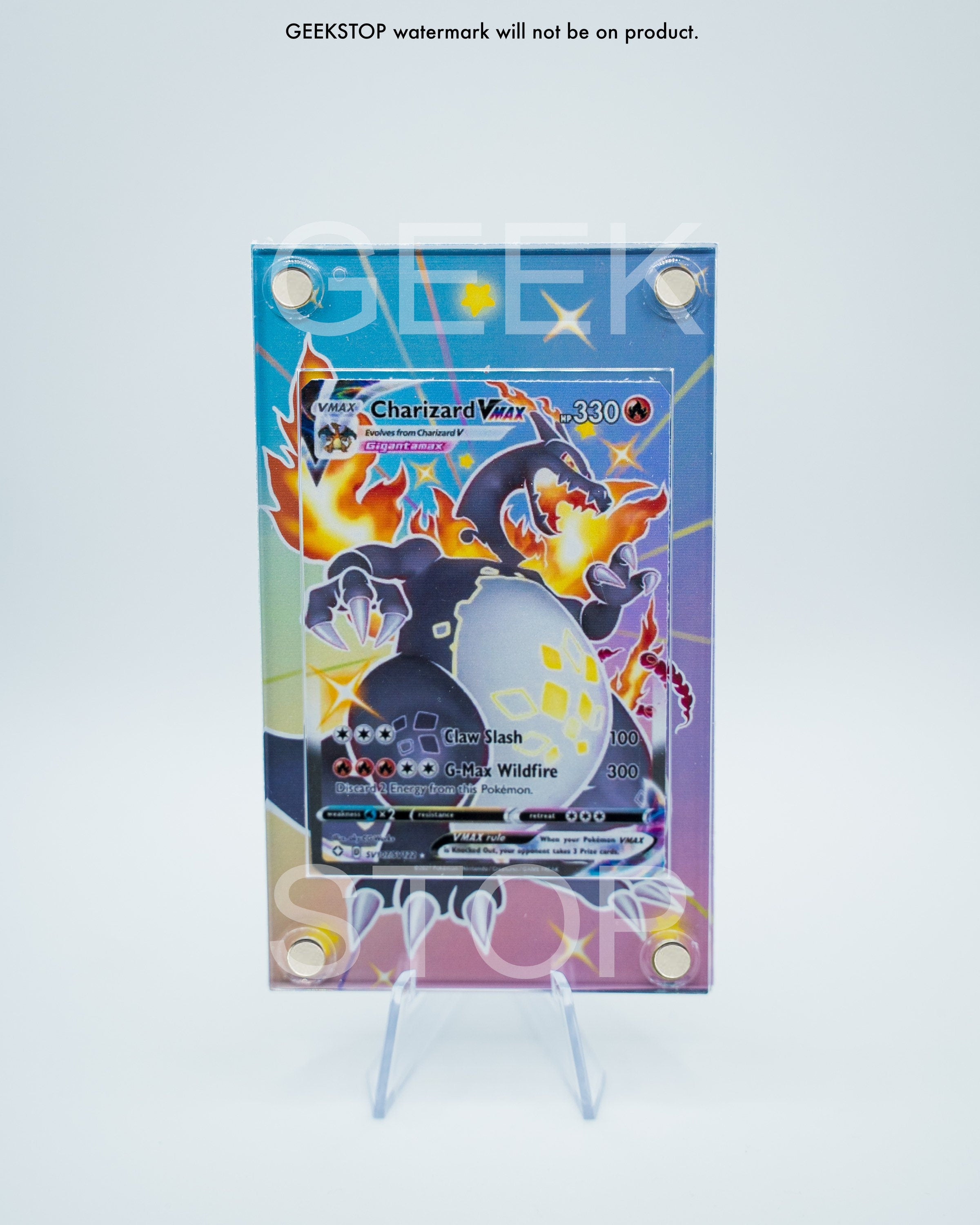 Shiny Charizard VMAX Custom Pokémon Card Display Case – GeeksStop
