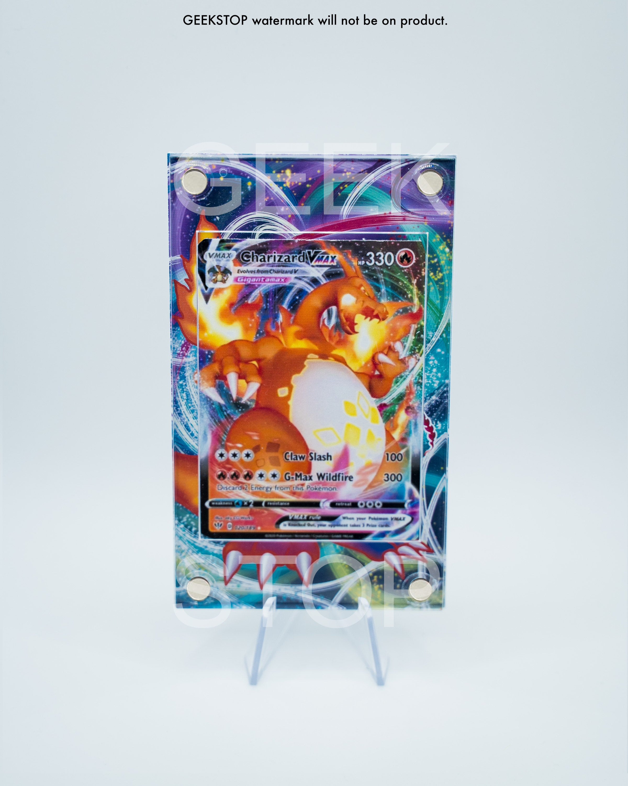 Charizard VMAX Custom Pokémon Card Display Case – GeeksStop