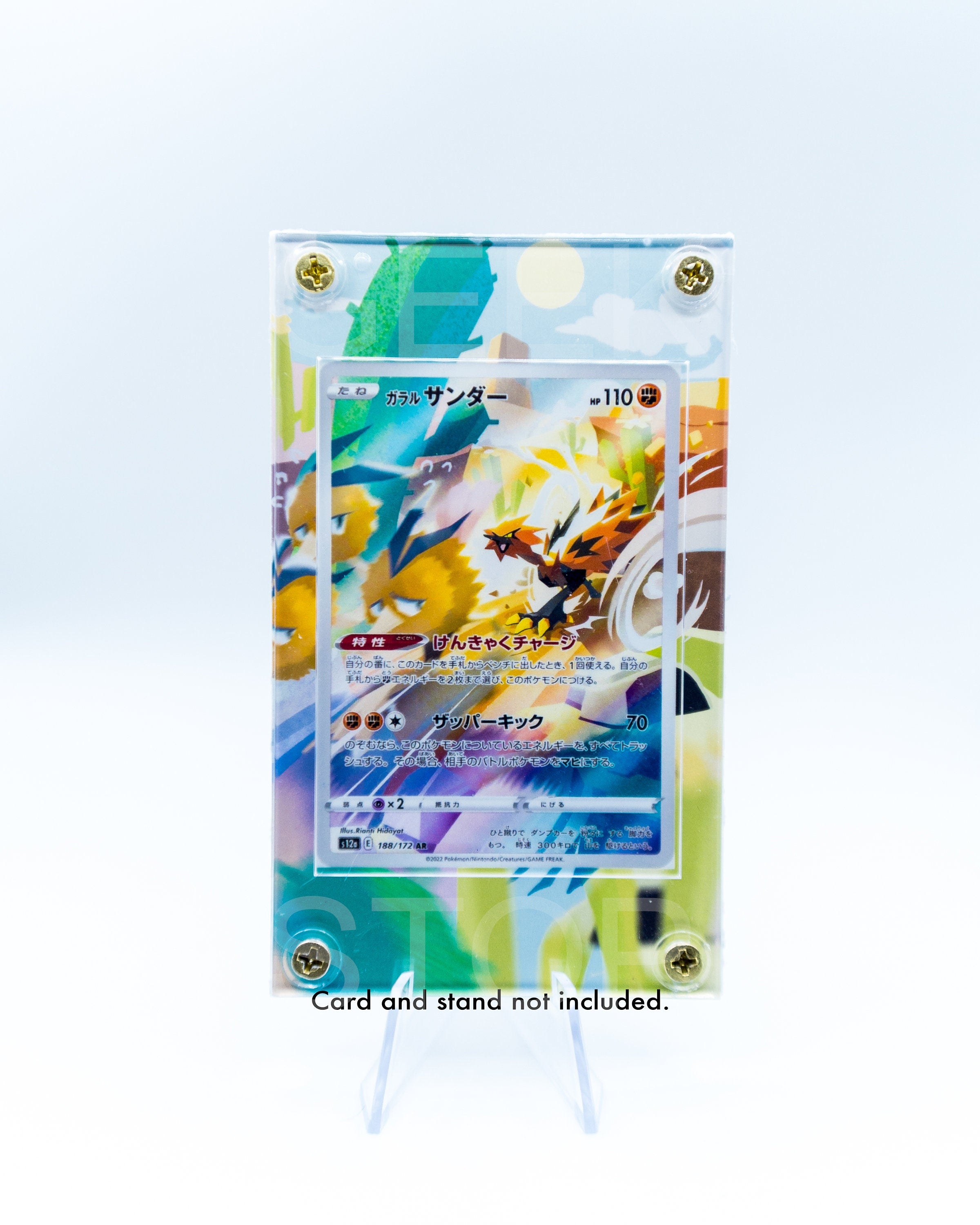 Galarian Zapdos Alt Art Custom Pokemon Card Display Case – GeeksStop